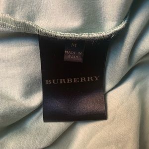 Burberry | Tops | Burberry Tank Top With Button Placket Sage M | Poshmark